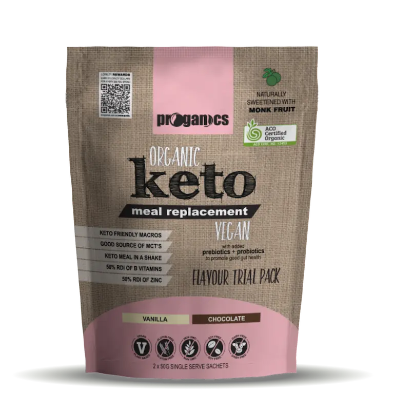 Organic Keto Meal Replacement Sample Pack – Proganics Australia