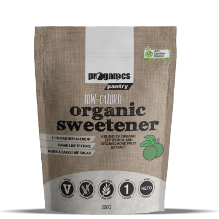 Organic Low-Calorie Sweetener - Sugar-Free Delight – Proganics Australia