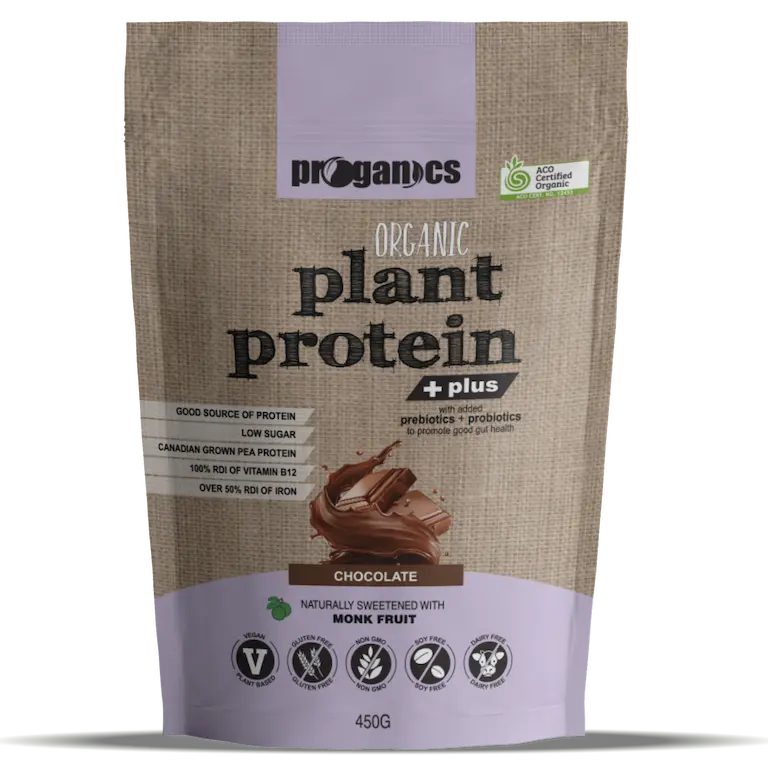 Organic Plant Protein Plus Chocolate – Proganics Australia